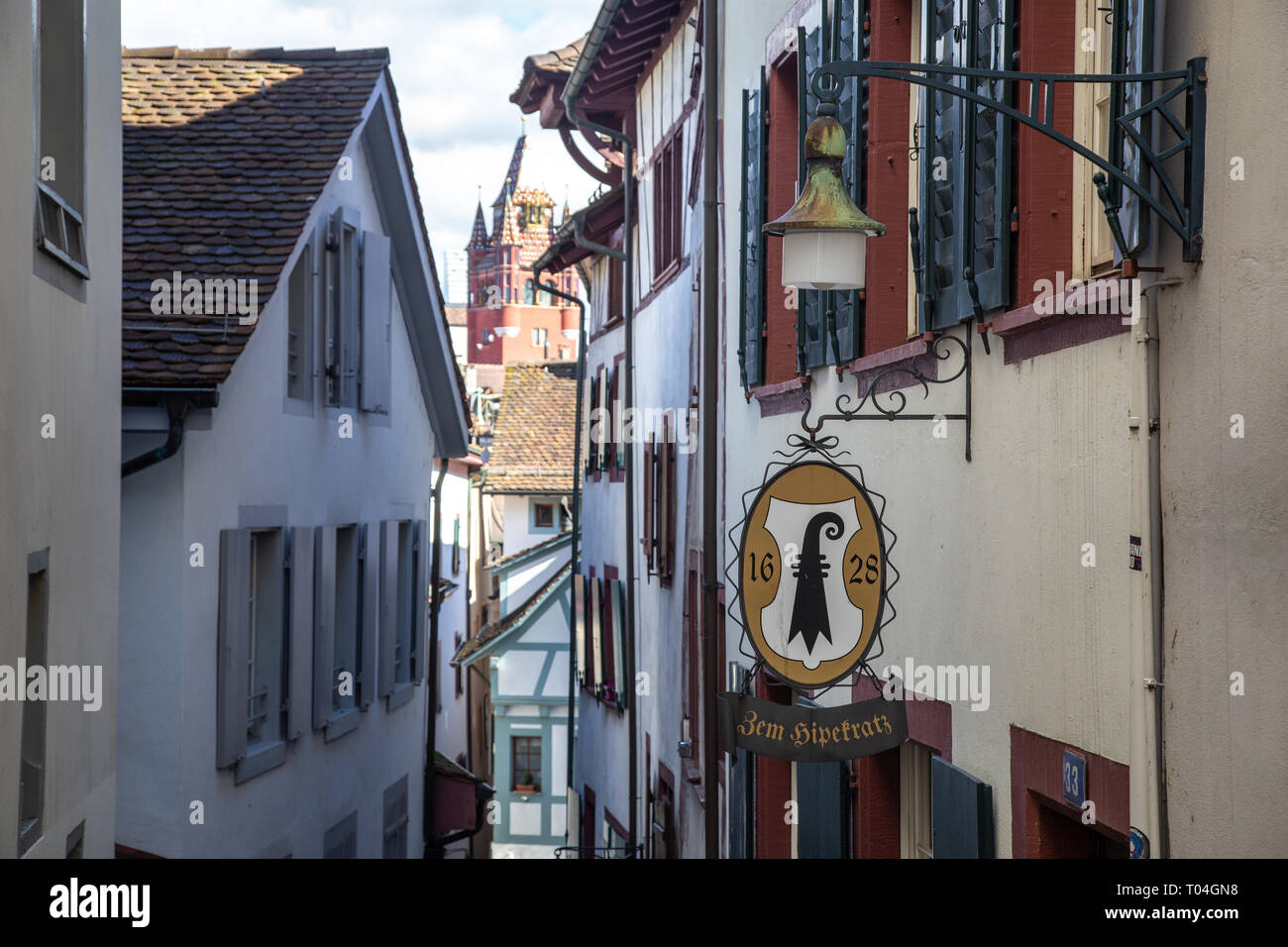 Stadt Von Basel Schild Stockfotos und -bilder Kaufen - Alamy