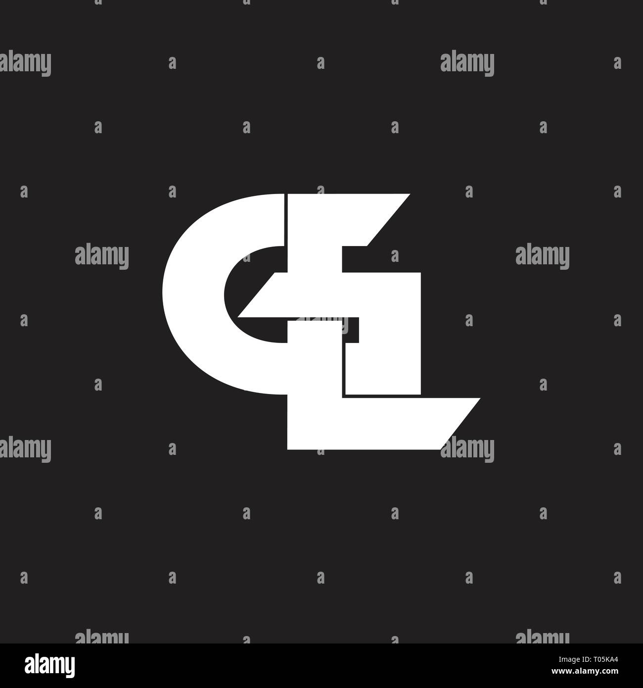 Gl logo Stock-Vektorgrafiken kaufen - Alamy