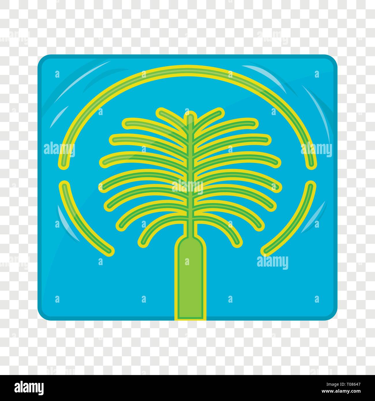 Künstliche Inseln in VAE Symbol, cartoon-Stil Stock-Vektorgrafik - Alamy