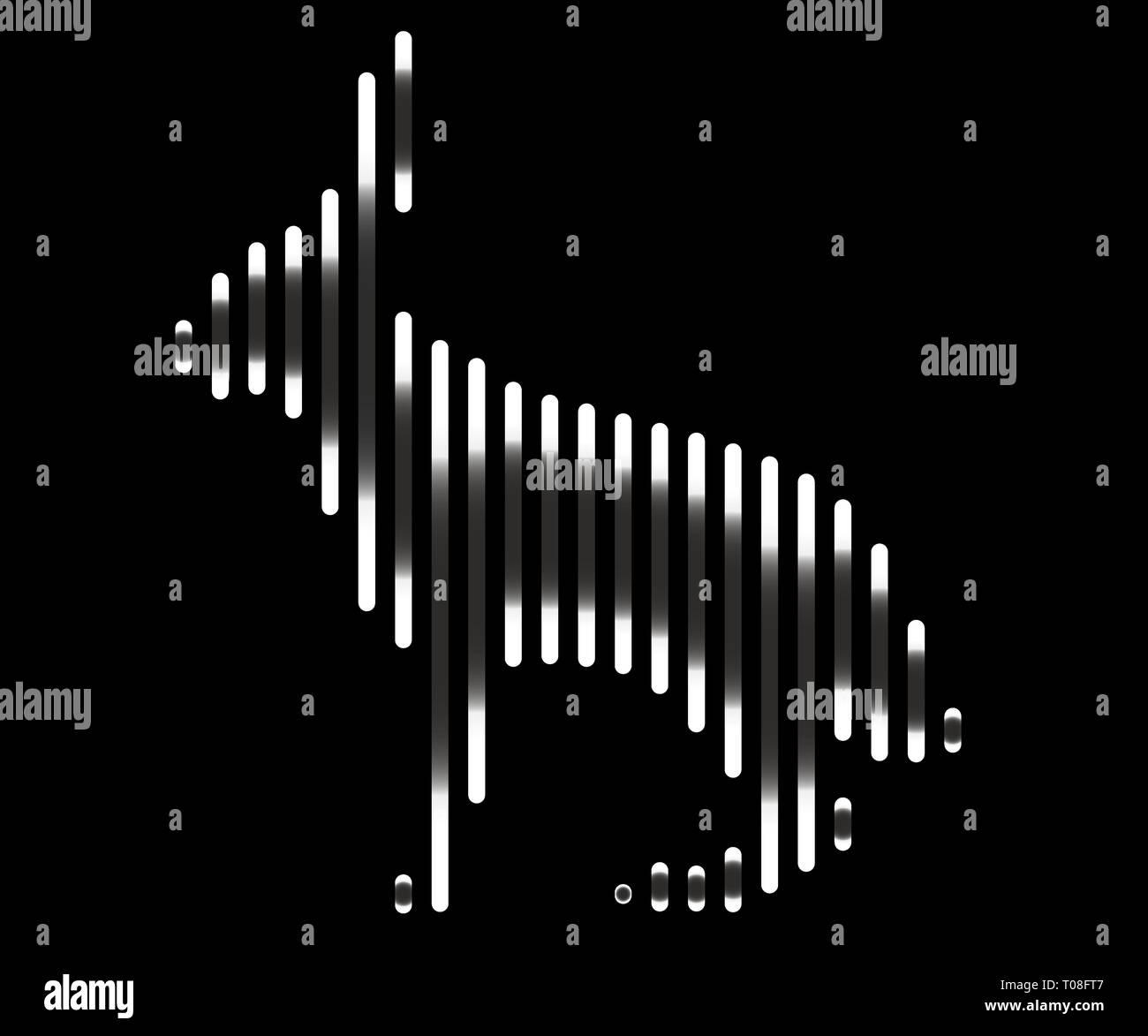 Hase Vektor icon. Tier Symbol - vectorgrafik. nVector Linie Bild ...