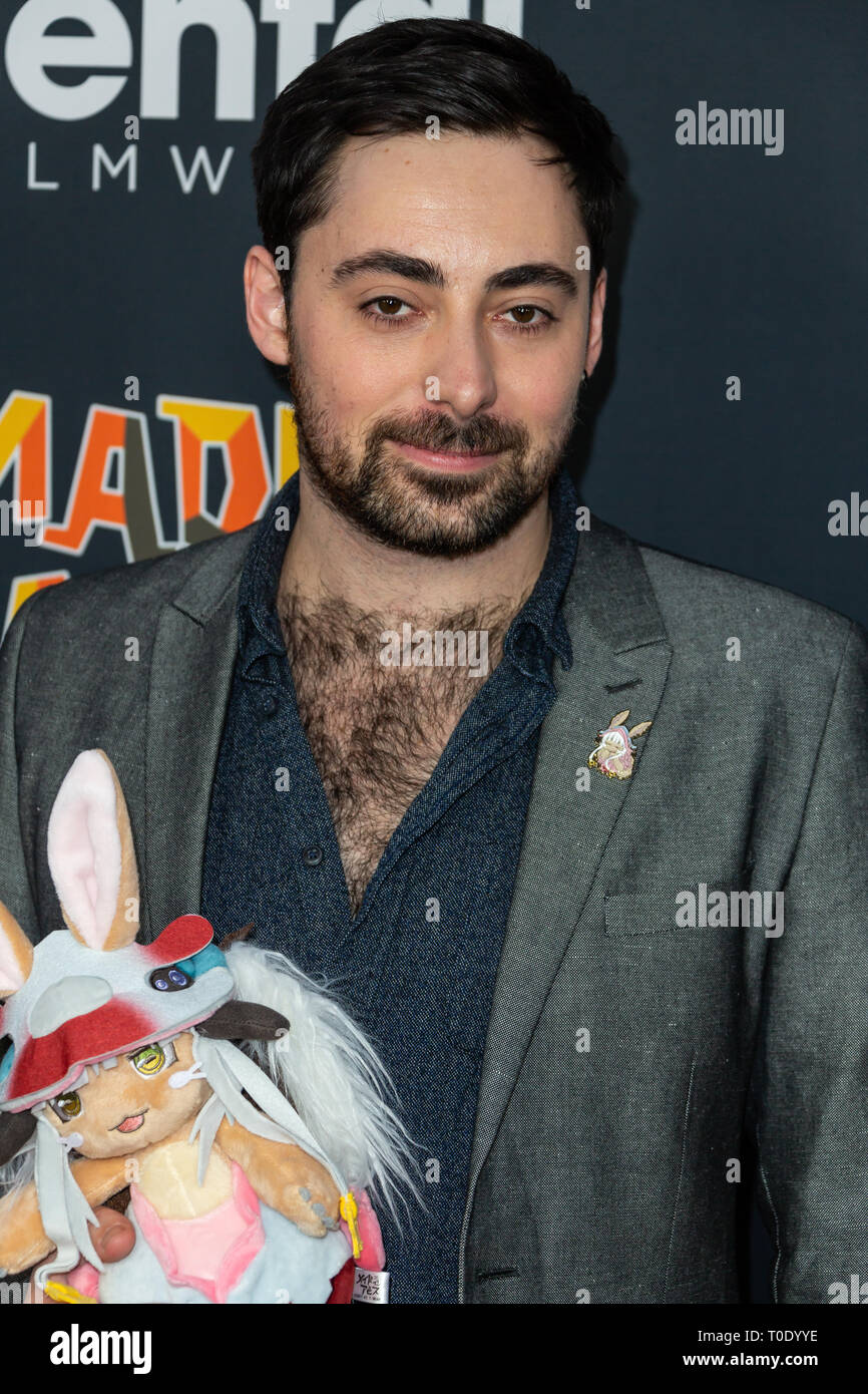 Los Angeles, USA. 15. März, 2019. Kevin Penkin kommt an Premiere von ...