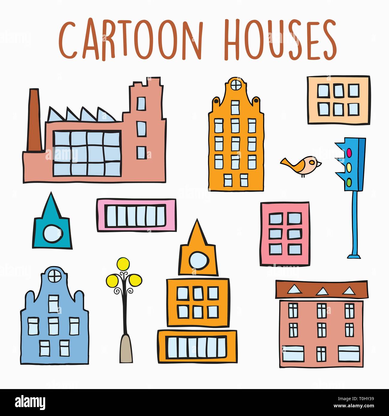 Cartoon house -Fotos und -Bildmaterial in hoher Auflösung – Alamy