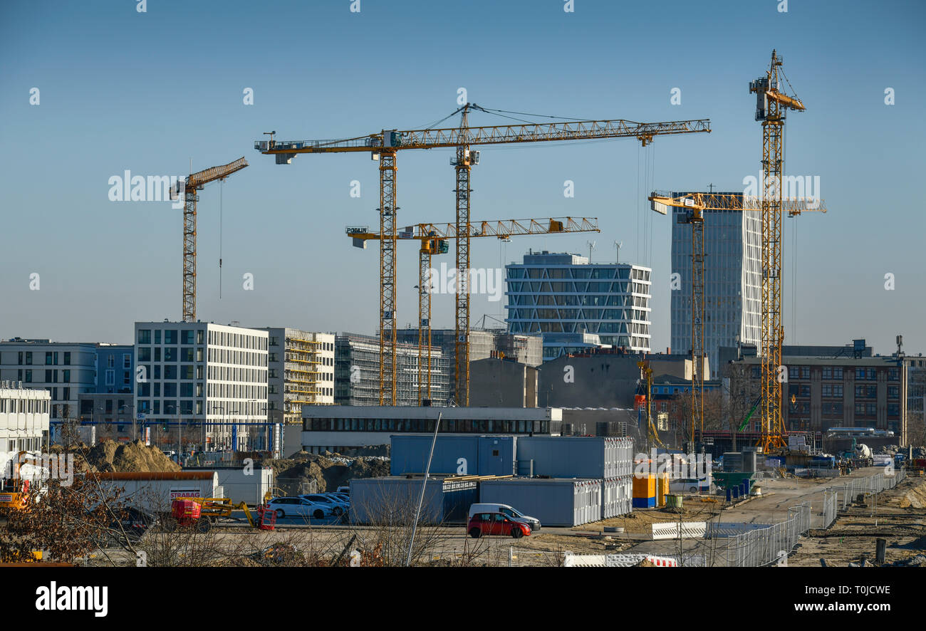 Neue Gebäude, Heidestraße, Mitte, Berlin, Deutschland, Neubaugebiet ...