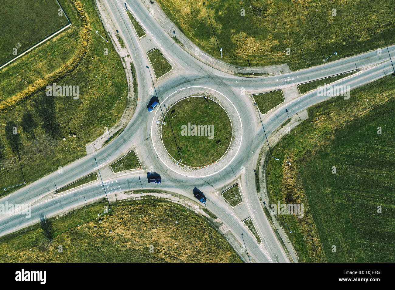 Kreisverkehr oben -Fotos und -Bildmaterial in hoher Auflösung – Alamy
