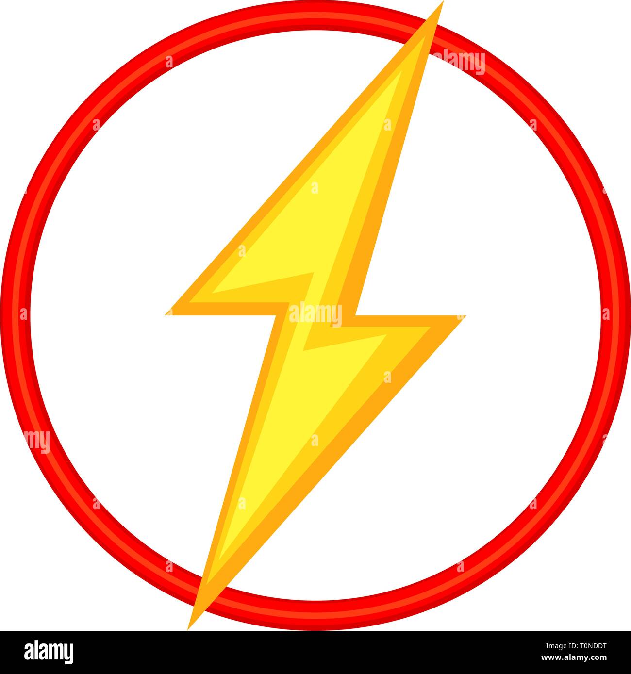 Cartoon lightning bolt Stock-Vektorgrafiken kaufen - Alamy
