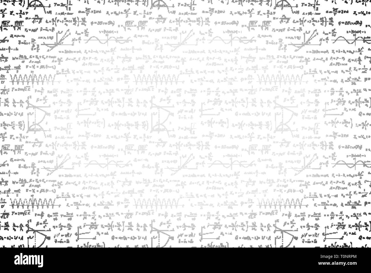 Handschriftliche formeln Stock-Vektorgrafiken kaufen - Alamy