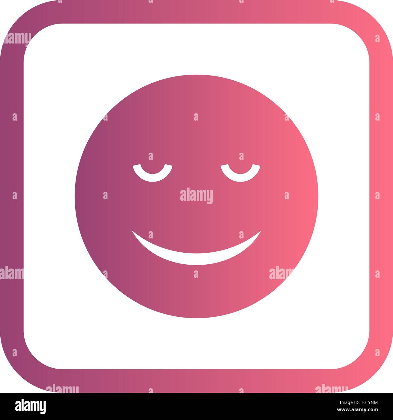 Abbildung: Ruhe Emoji Symbol Stockfotografie - Alamy