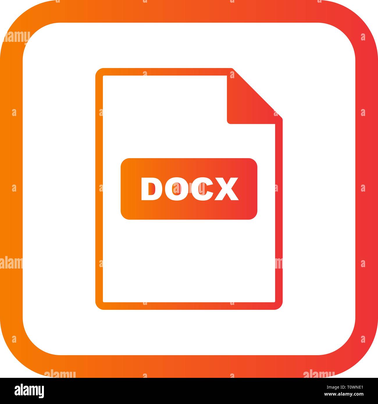 Docx symbol -Fotos und -Bildmaterial in hoher Auflösung – Alamy
