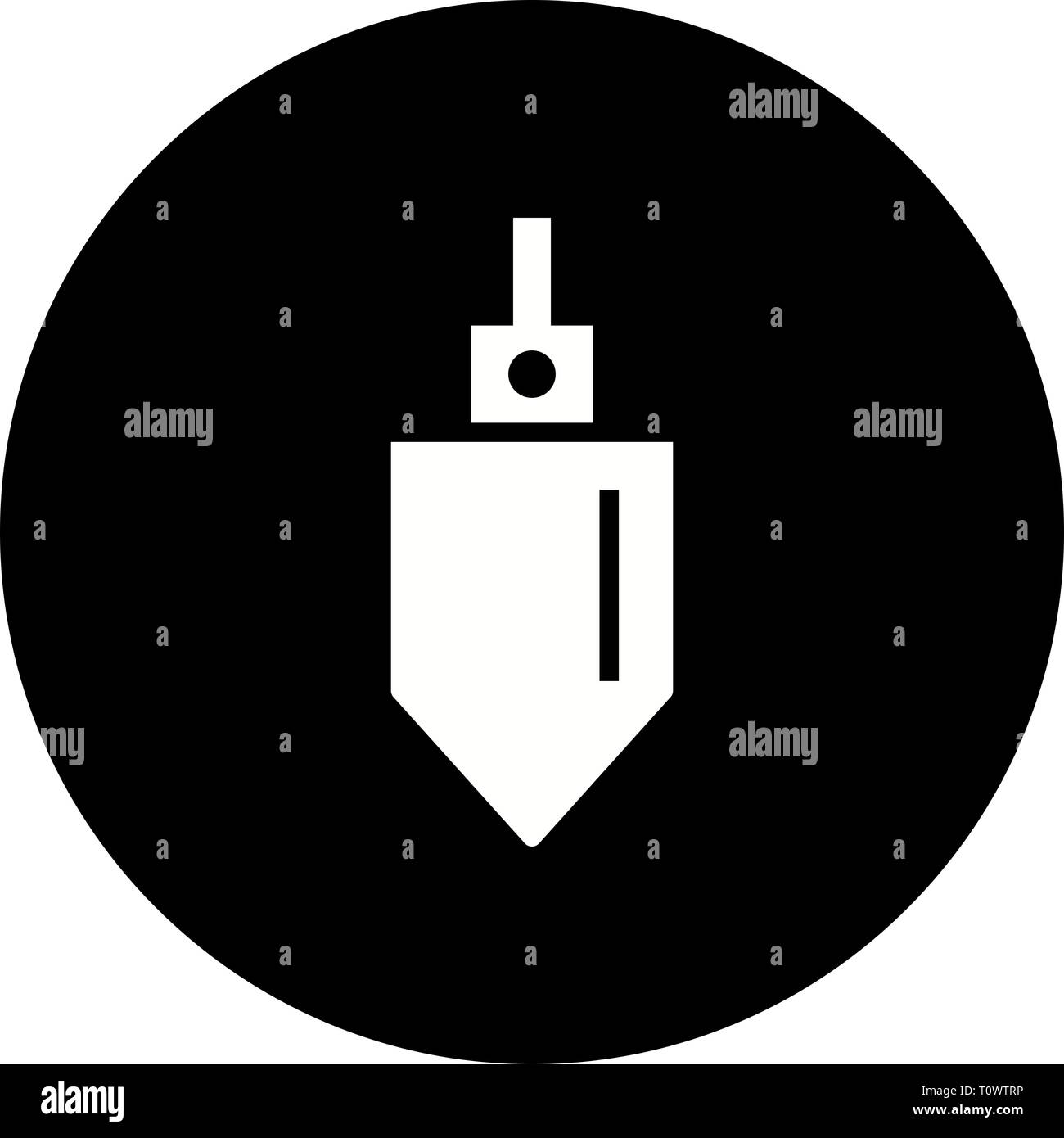 Abbildung Lot Symbol Stockfotografie - Alamy