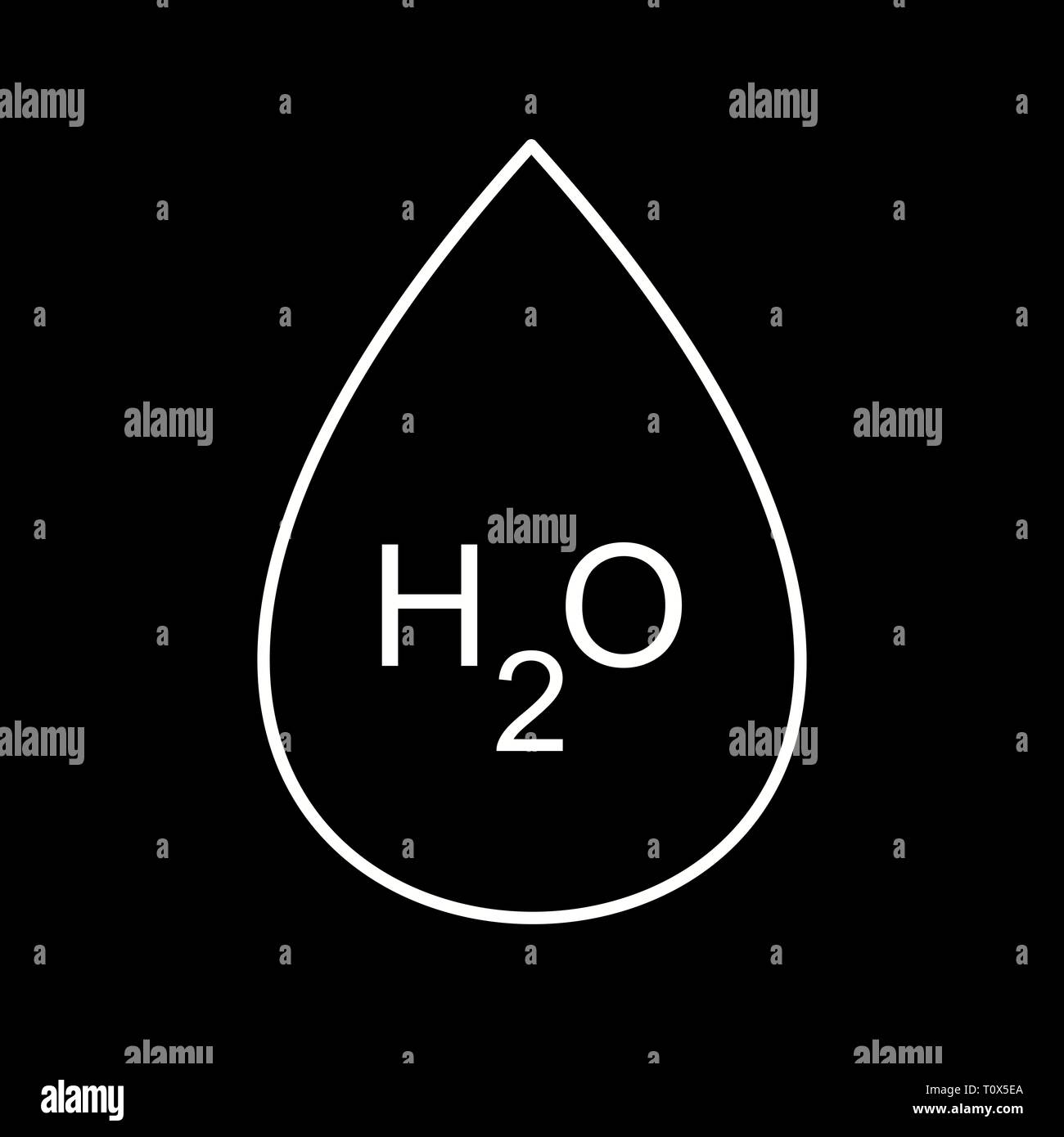 H20 symbol -Fotos und -Bildmaterial in hoher Auflösung – Alamy