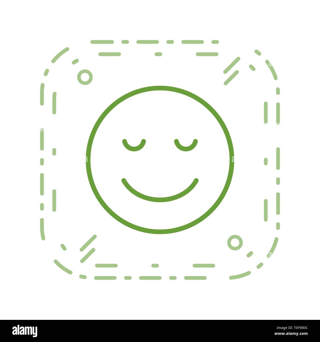 Abbildung: Ruhe Emoji Symbol Stockfotografie - Alamy