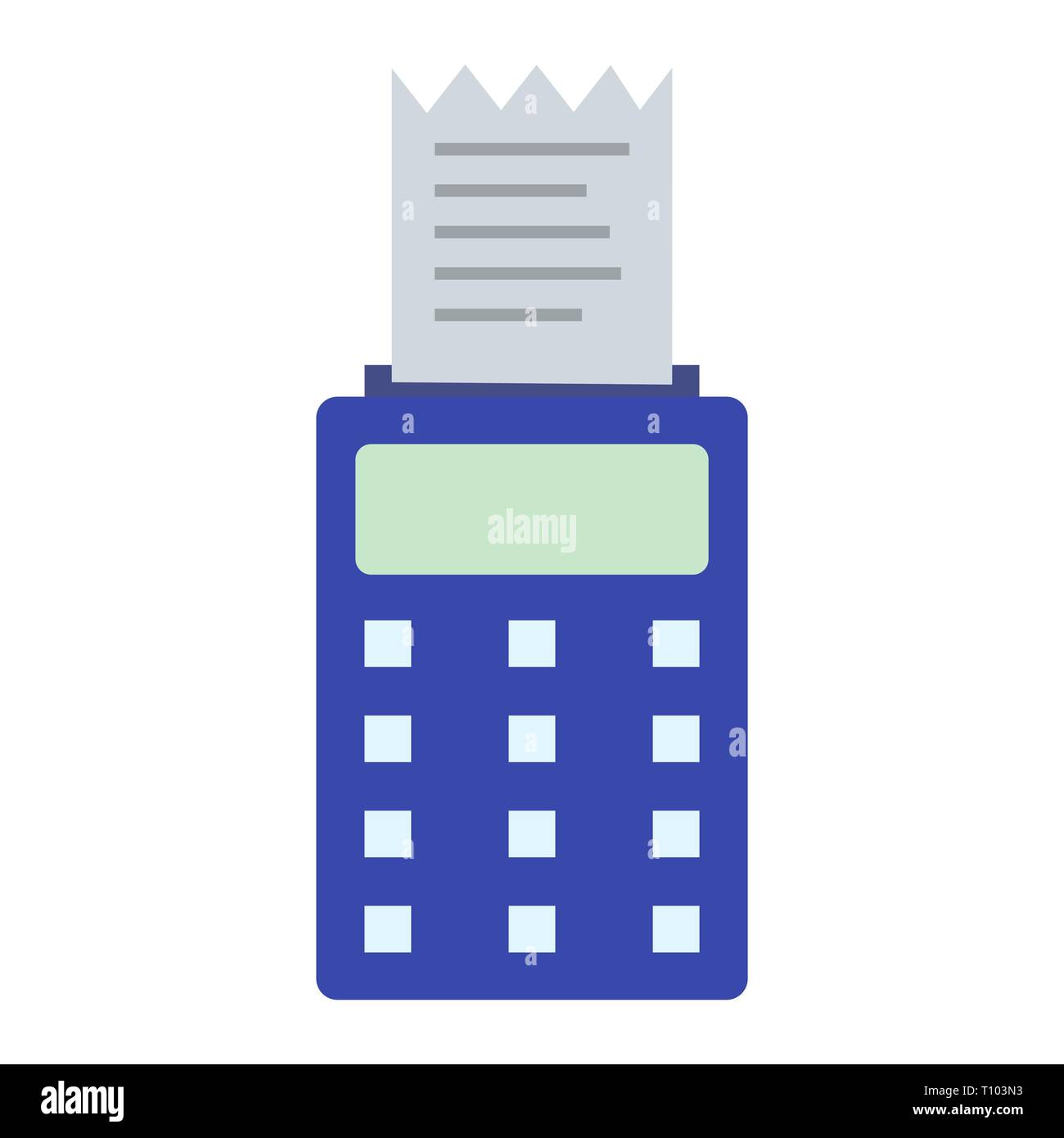 Abbildung: Abrechnung Machine Symbol Stockfotografie - Alamy