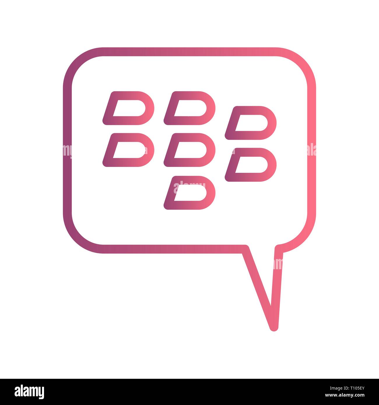 Abbildung: Symbol für Blackberry Stockfotografie - Alamy