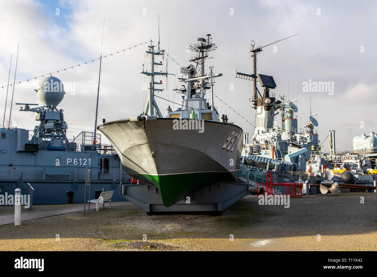 Wilhelmshaven, Deutsche Marine Museum, auf der South Beach, Geschichte ...