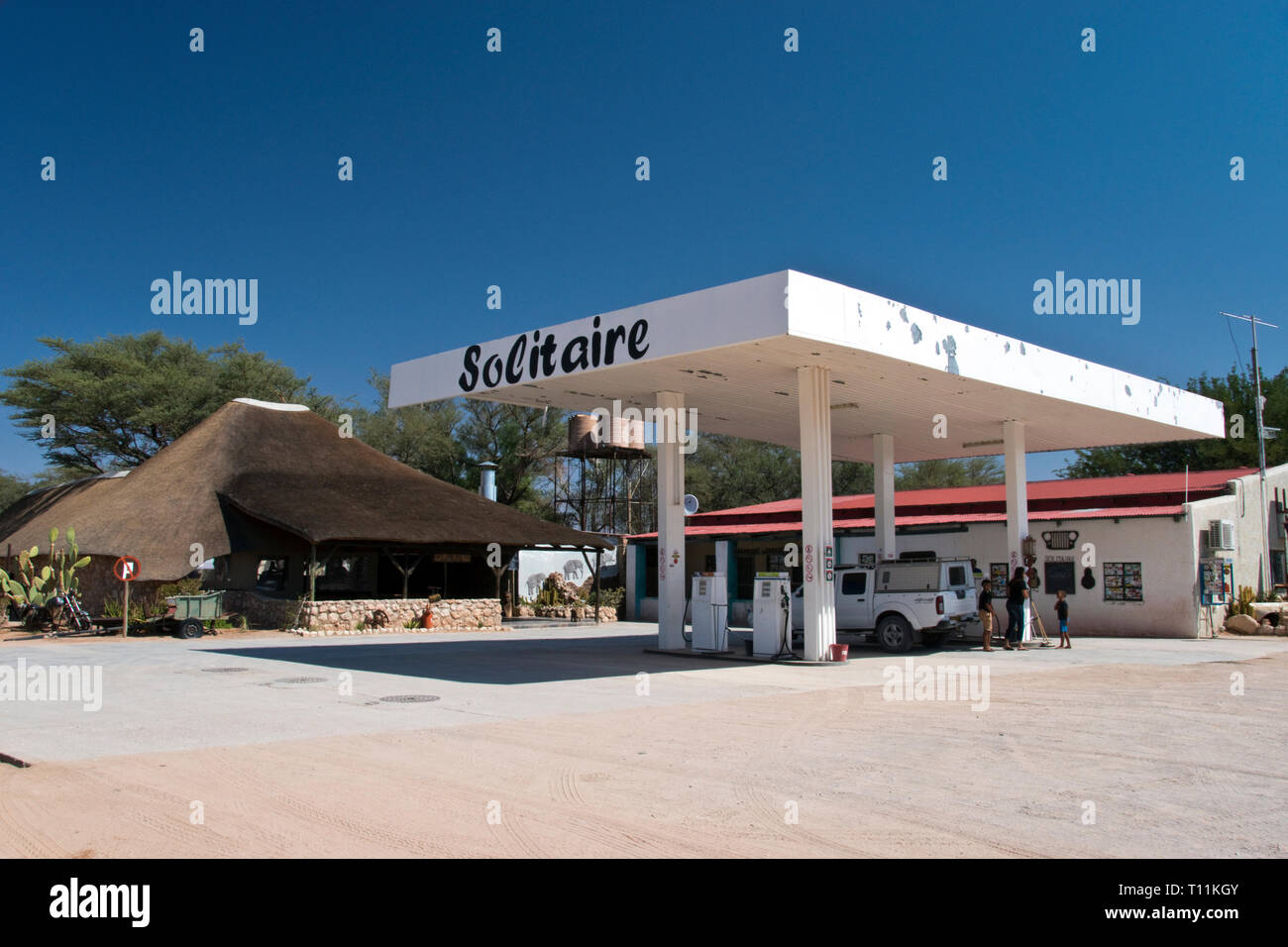 Solitaire Tankstelle, Restaurant und das einzige Geschäft zwischen ...
