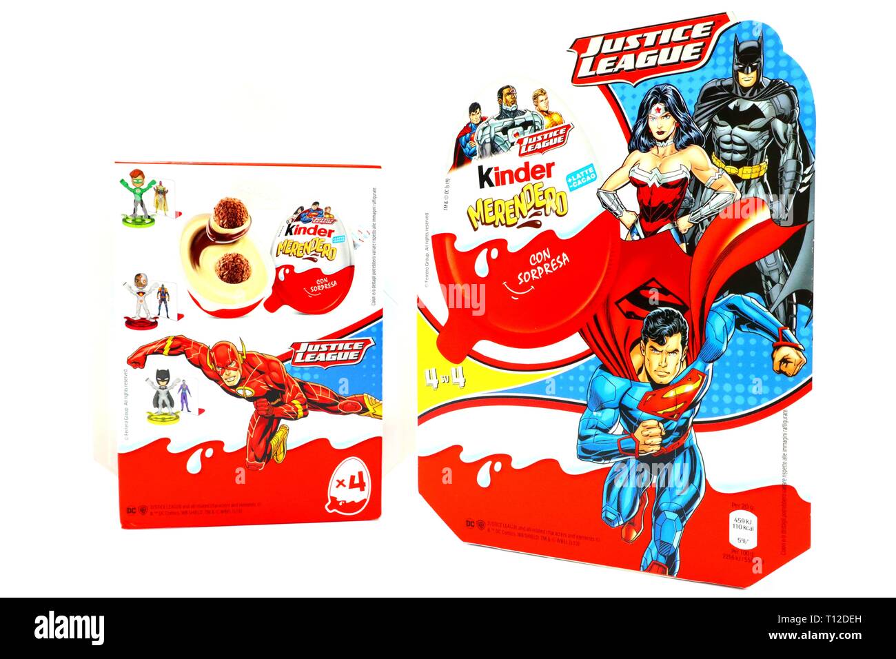 Kinder Freude Merendero Justice League Schokolade Eier. Kinder ist eine ...