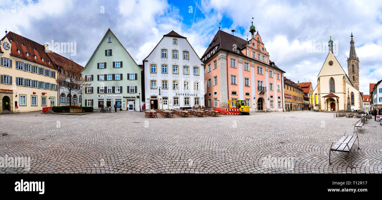 Rottenburg am Neckar, Deutschland, 16.03.2019: Rottenburg, die Stadt ...