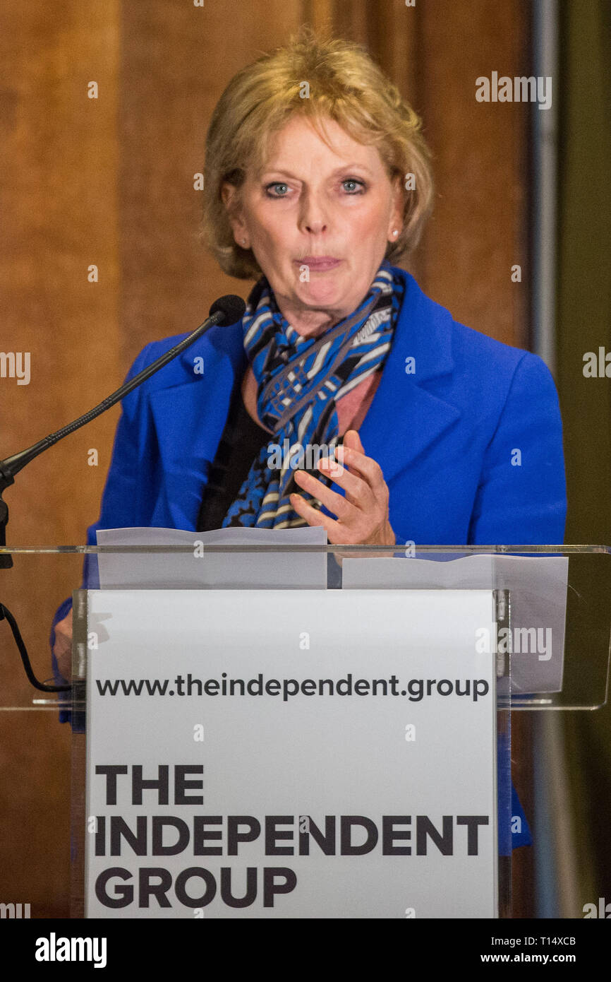 Pressekonferenz mit Anna Soubry, Sarah Wollaston und Heidi Allen, die ...