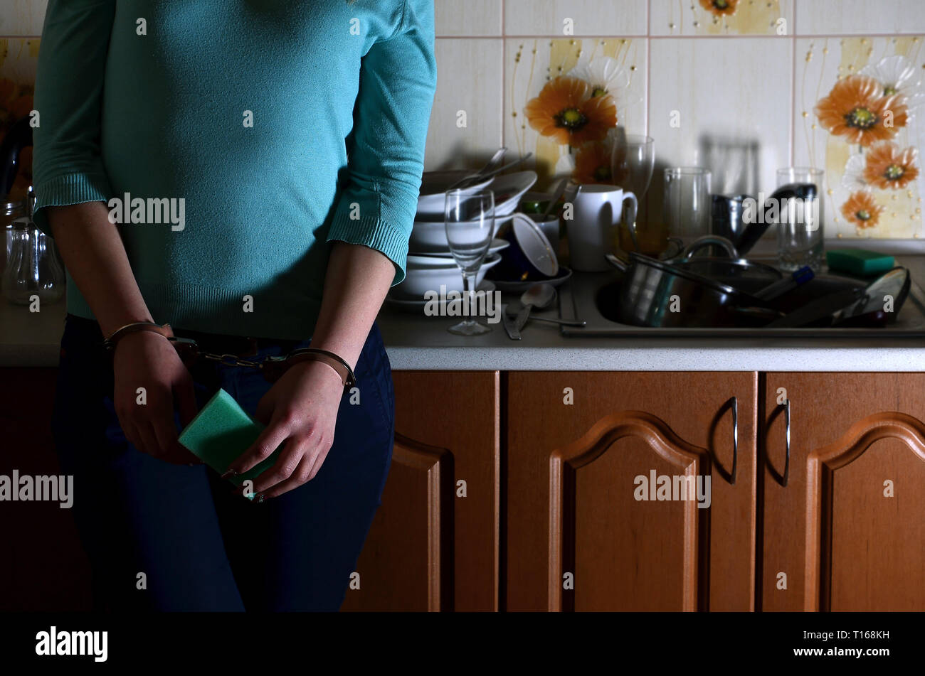 Handschelle Frau Stockfotos und -bilder Kaufen - Alamy