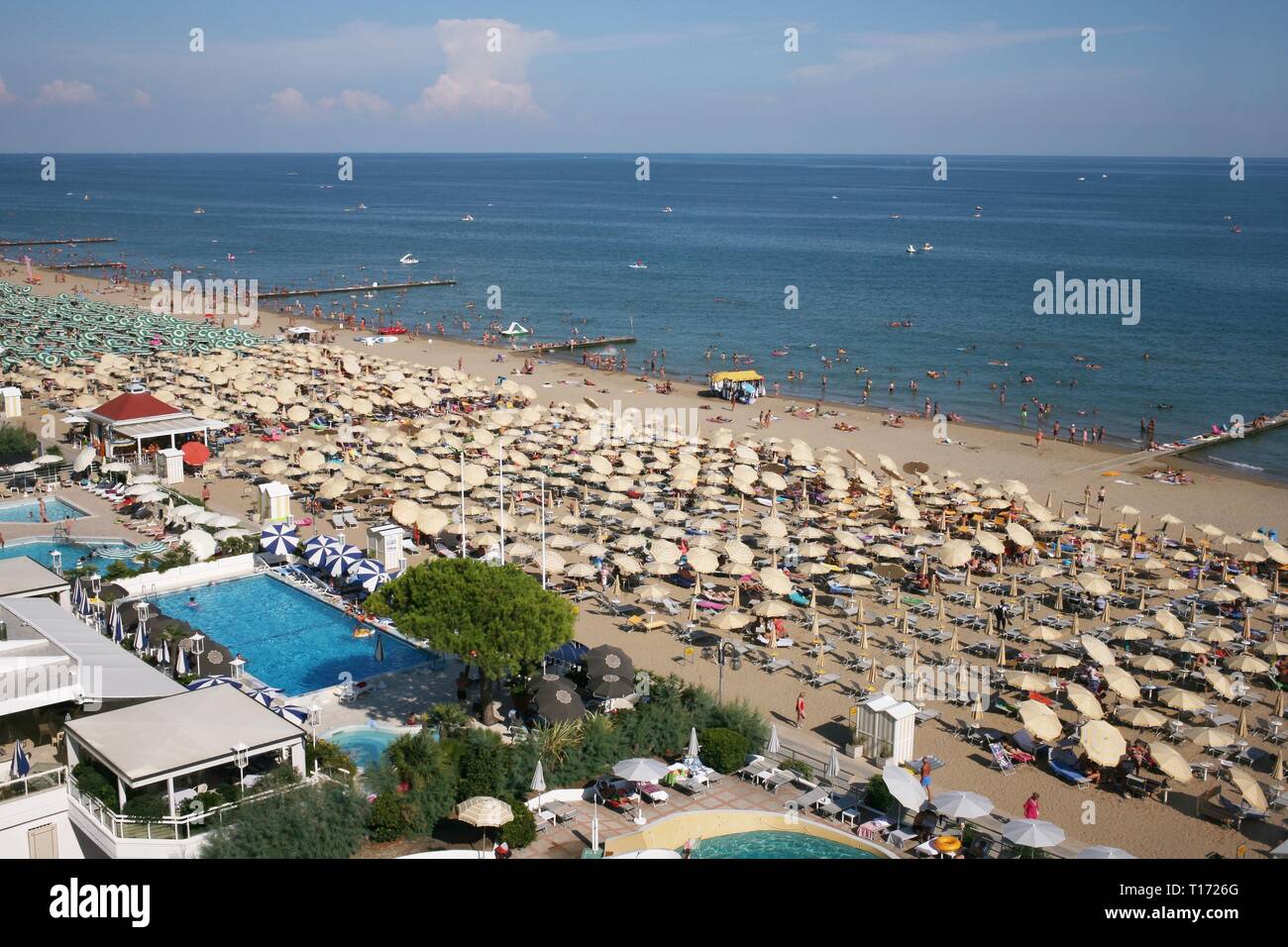 Beach jesolo adriatic sea italy -Fotos und -Bildmaterial in hoher ...