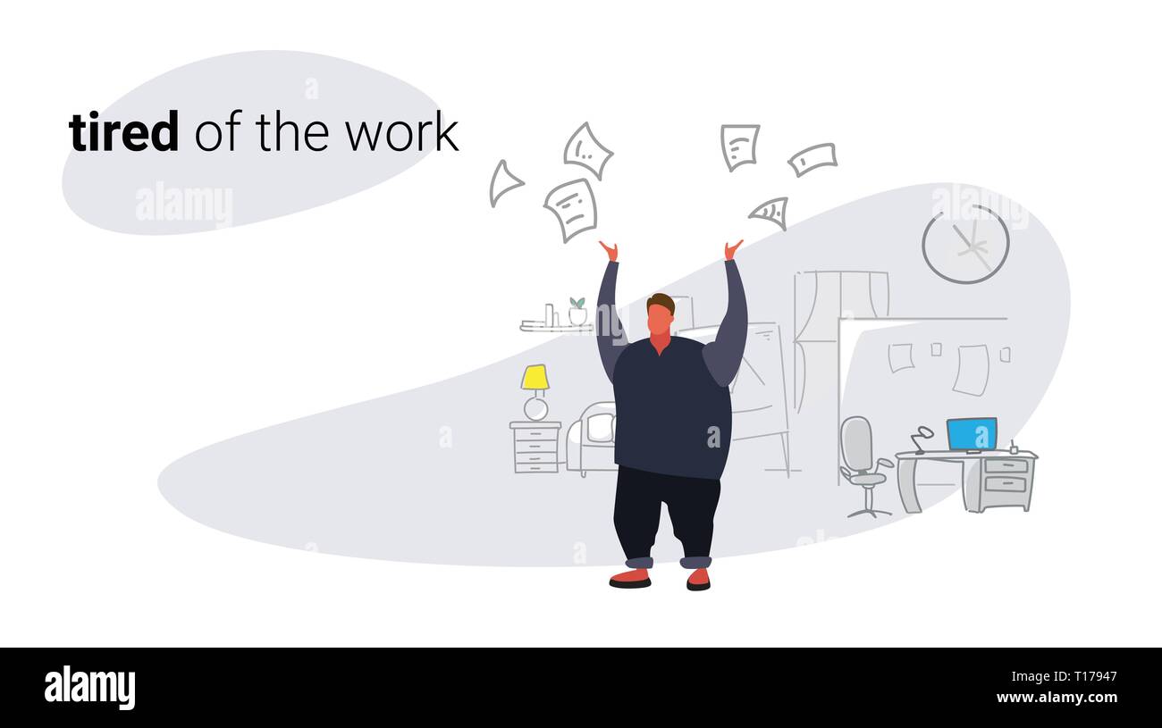 Cartoon nervous man Stock-Vektorgrafiken kaufen - Alamy