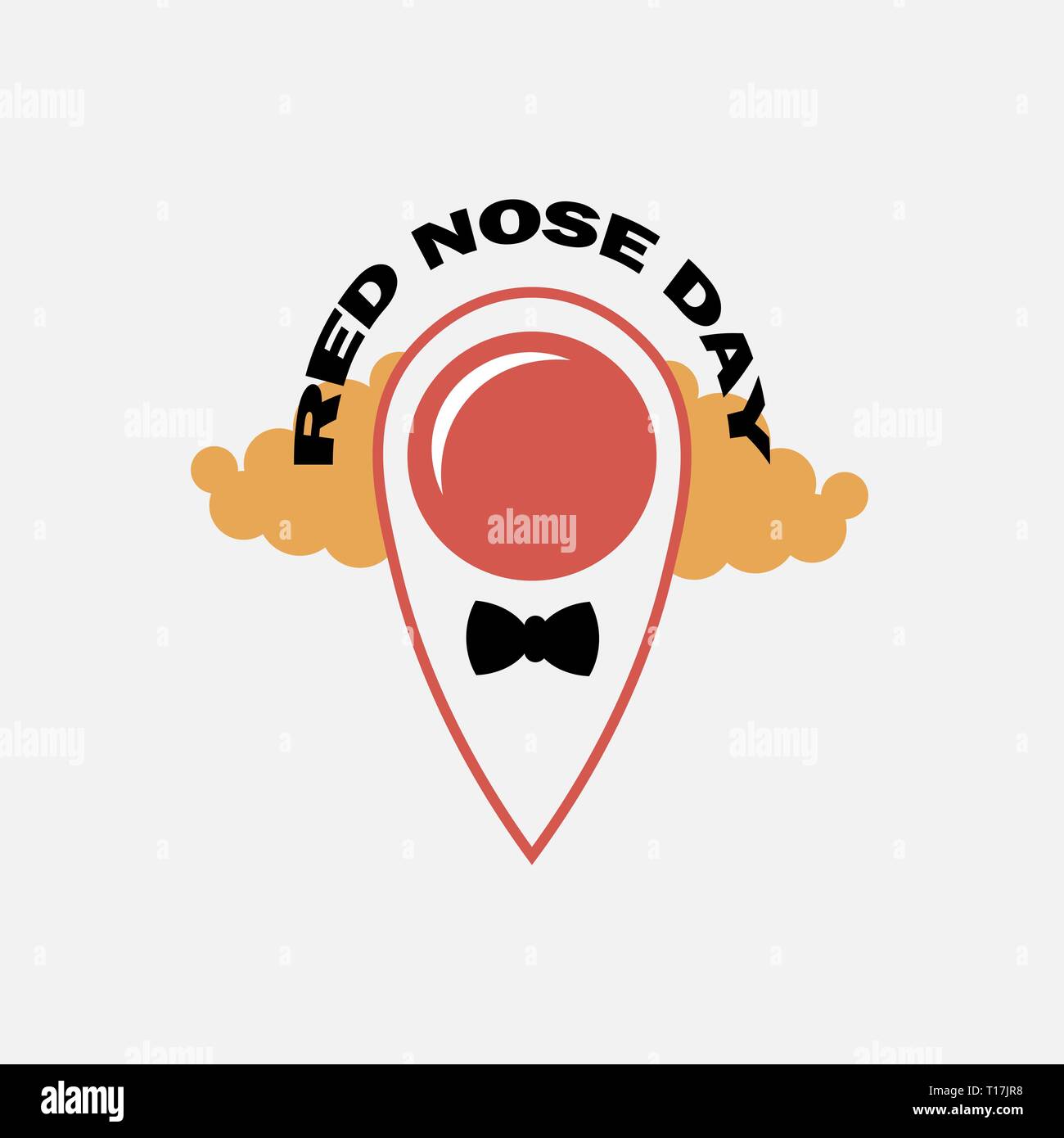 Red nose day logo Stock-Vektorgrafiken kaufen - Alamy