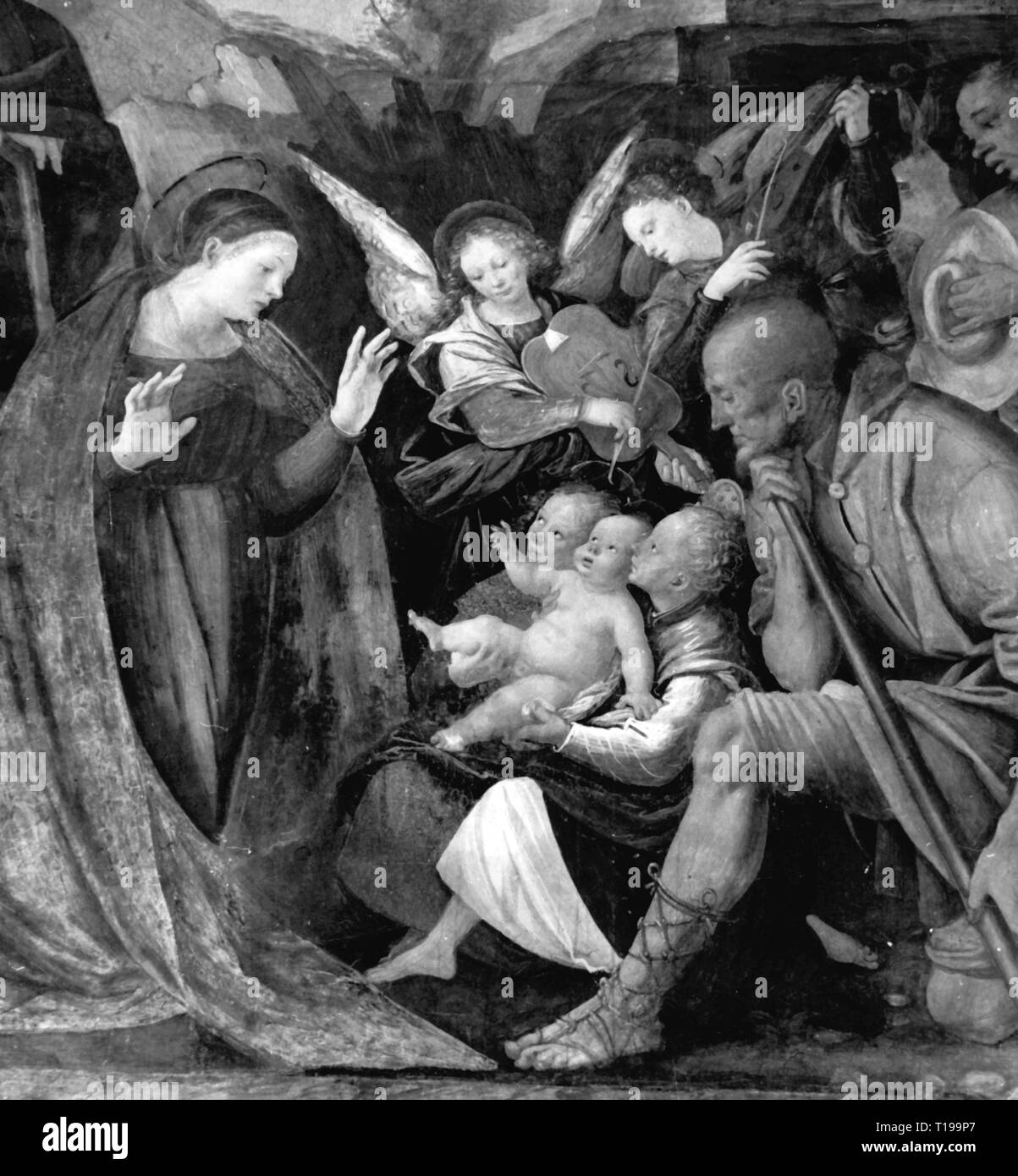 Nativity of jesus and the adoration of the shepherds -Fotos und -Bildmaterial in hoher Auflösung ...