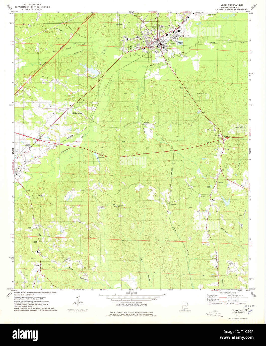 1974 karte -Fotos und -Bildmaterial in hoher Auflösung – Alamy