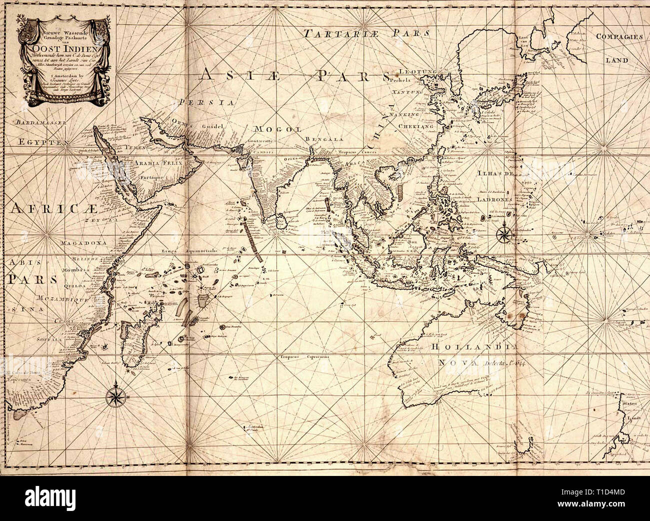 Karte Von Amerika 1700 Stockfotos und -bilder Kaufen - Alamy