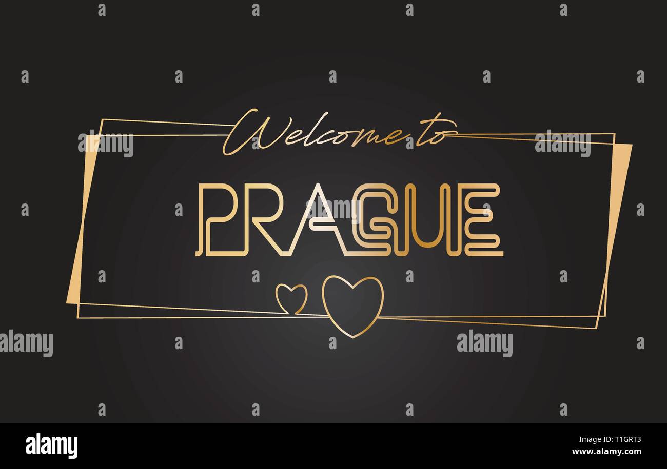 Welcome to prague -Fotos und -Bildmaterial in hoher Auflösung – Alamy