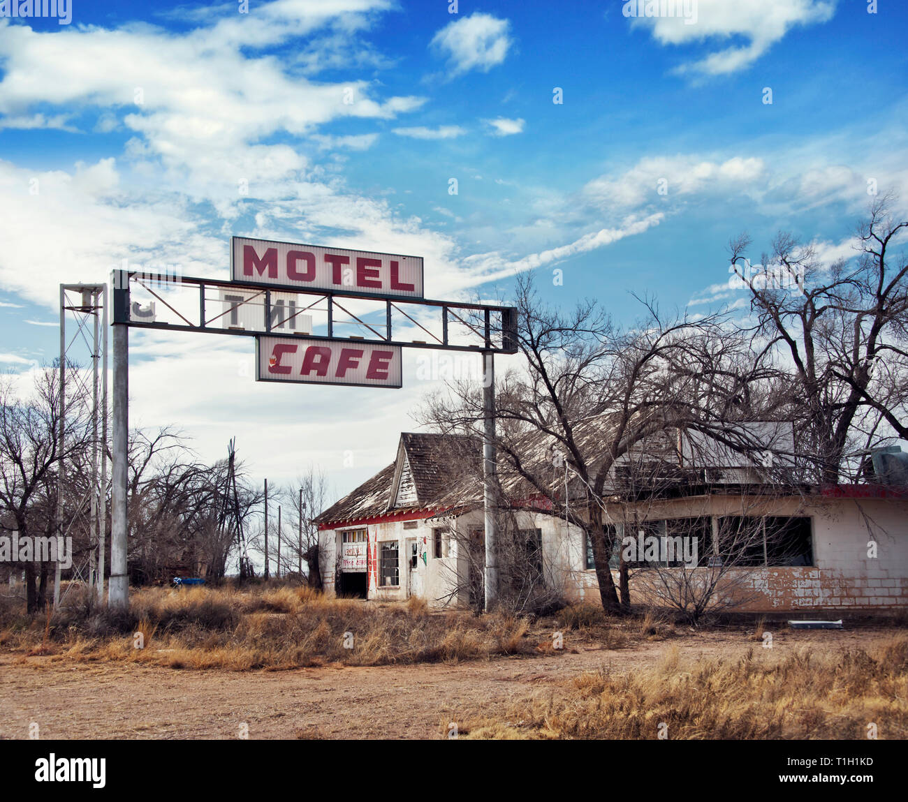 Texas longhorn motel -Fotos und -Bildmaterial in hoher Auflösung – Alamy