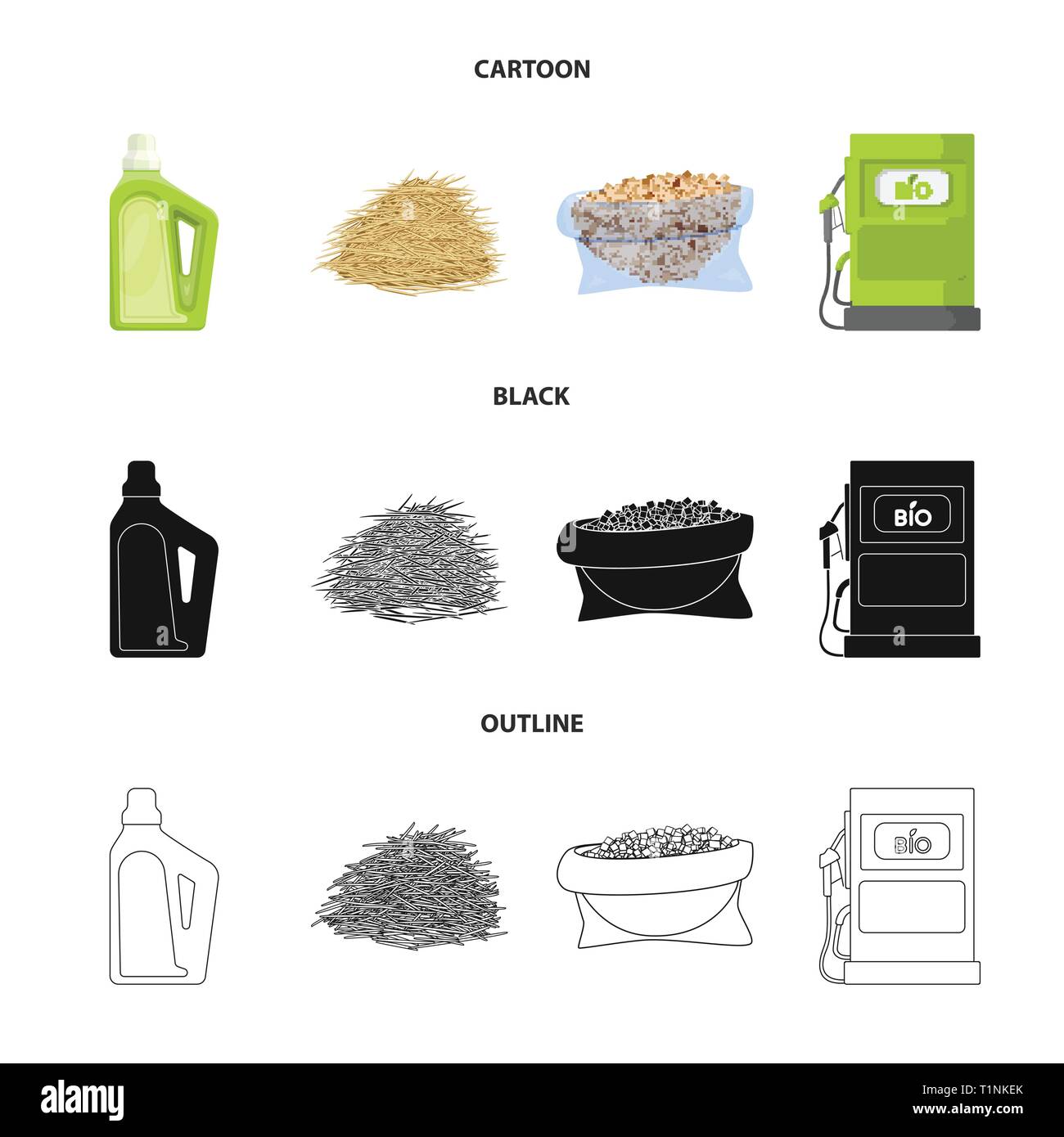 Haushalt, bagasse, Stück, Benzin, Chemikalien, Rohstoffe, granuliert ...