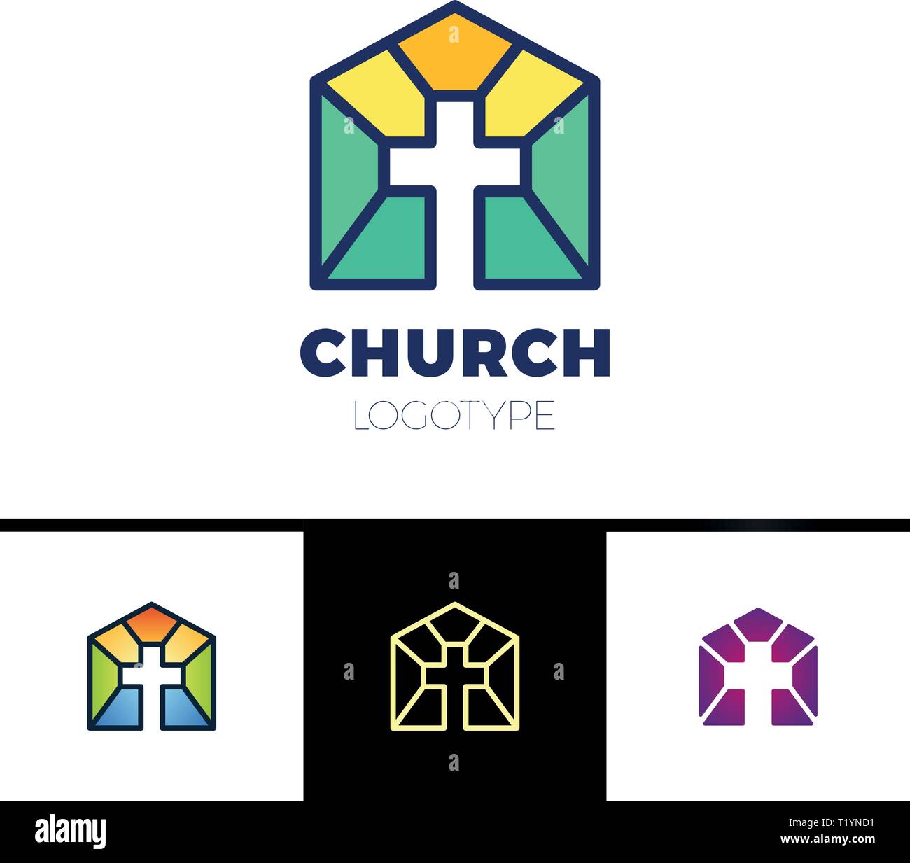 Church logo -Fotos und -Bildmaterial in hoher Auflösung – Alamy