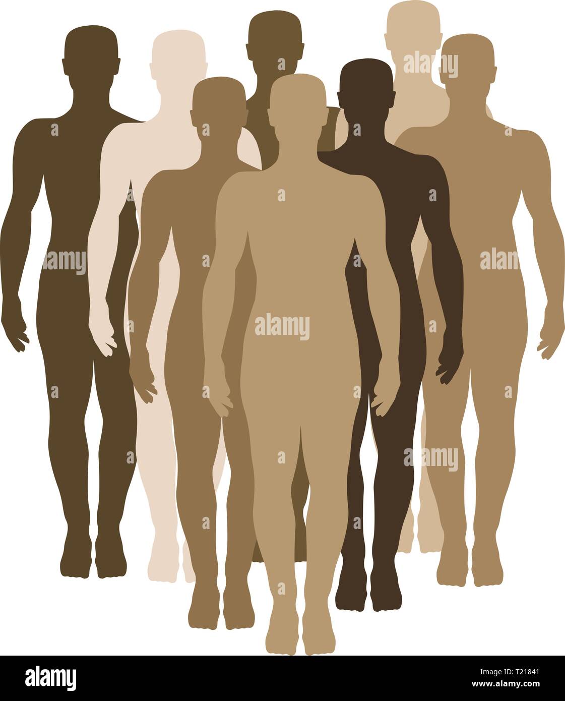 Menschliche hautfarbe Stock-Vektorgrafiken kaufen - Alamy