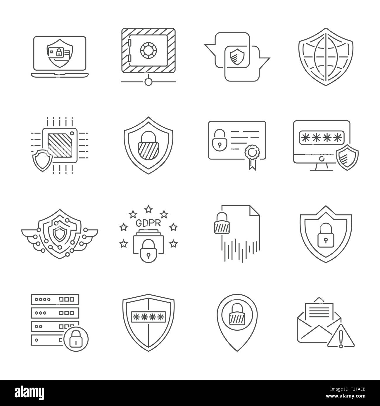 Dsgvo symbole datenschutz -Fotos und -Bildmaterial in hoher Auflösung ...