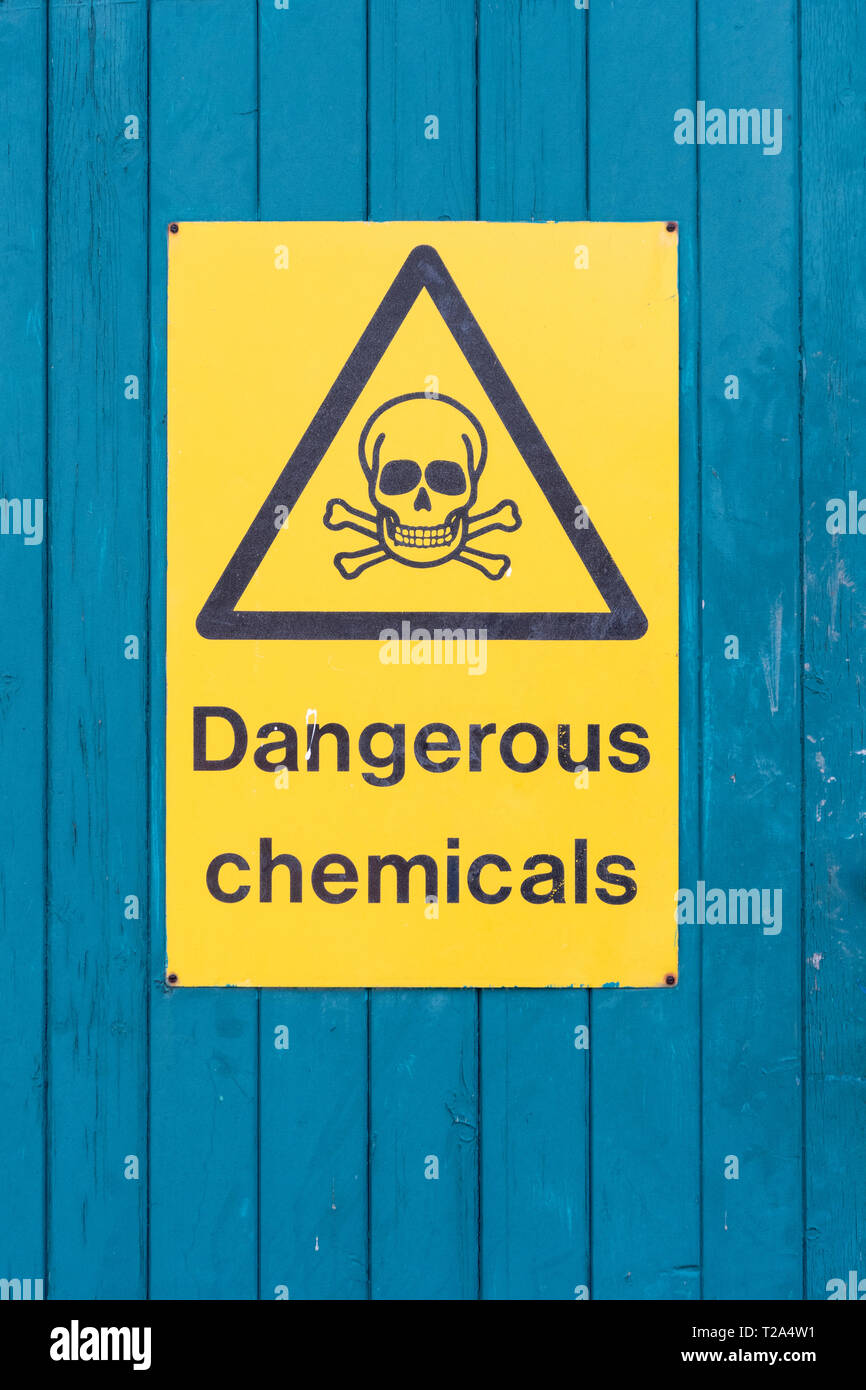 Dangerous Chemicals Sign Stockfotos & Dangerous Chemicals Sign Bilder ...