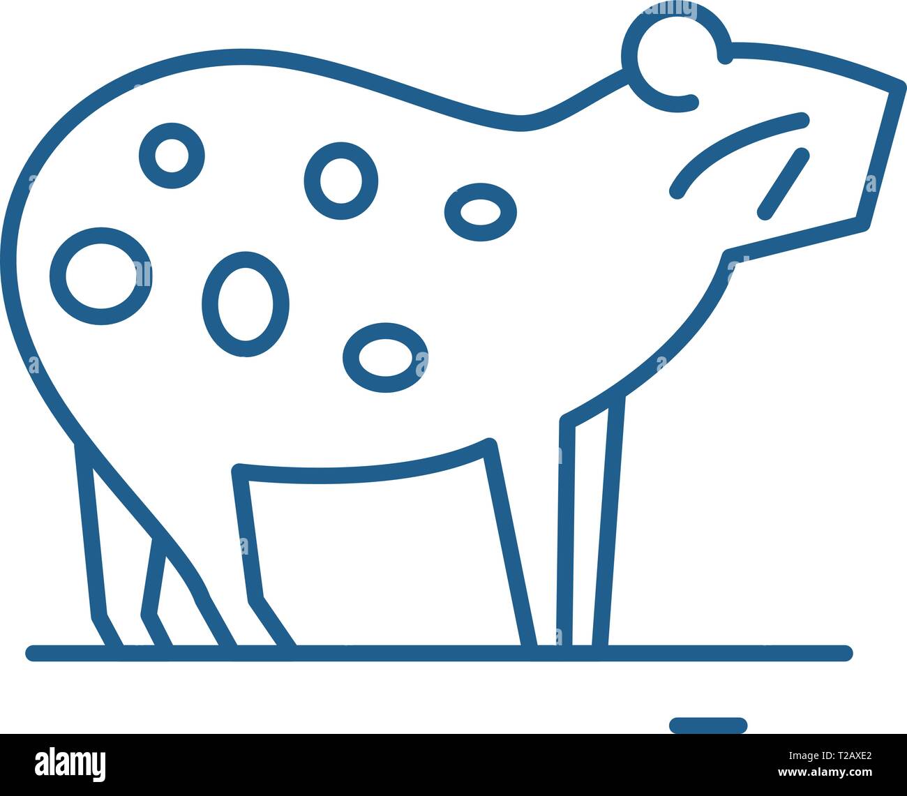 Meerschweinchen Symbol Leitung Konzept. Meerschweinchen flachbild ... Meerschweinchen Symbol Leitung Konzept. Meerschweinchen flachbild ...