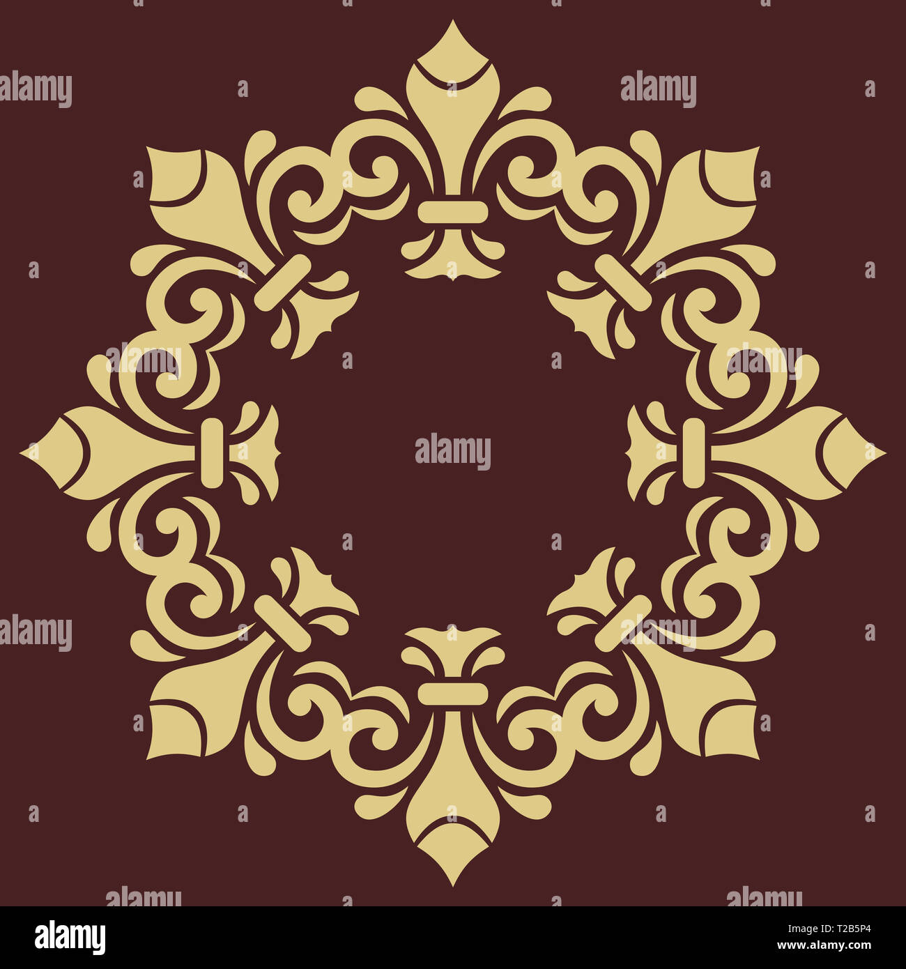 Classic round frame arabesques orient -Fotos und -Bildmaterial in hoher ...