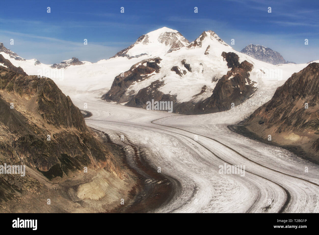 Natur gletscher schweizer alpen Stockfotos und -bilder Kaufen - Alamy