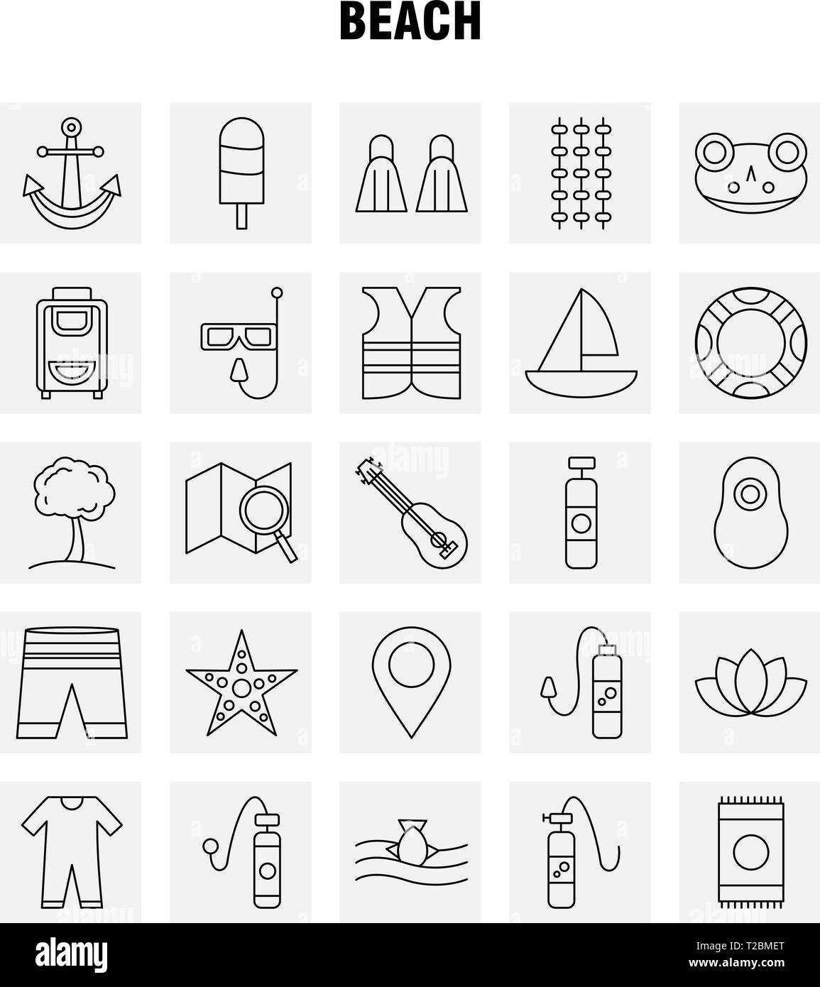 Strand Symbol für Web, Print und Mobile UX/UI-Kit. Wie: Shorts, Urlaub ...