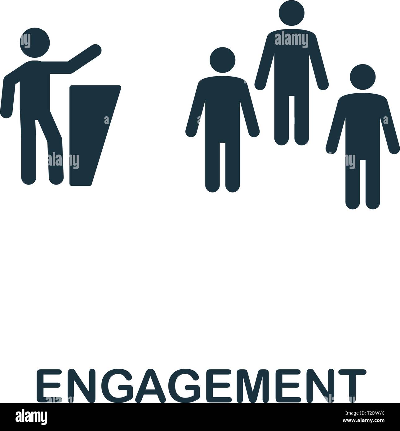 Engagement Symbol. Kreative element Design vom Inhalt icons Collection ...