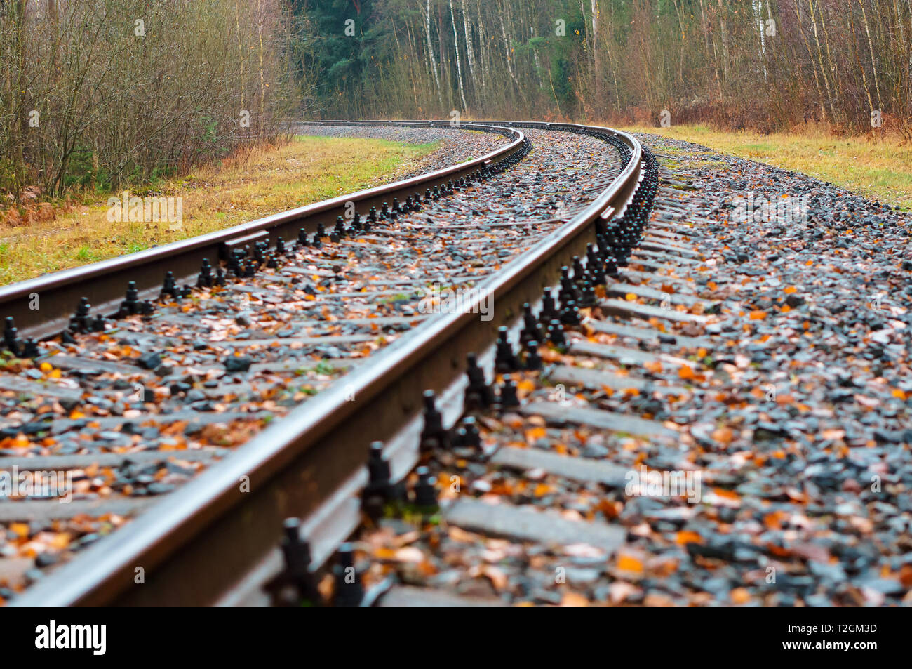 Eisenbahnschwellen aus stahl Stockfotos und -bilder Kaufen - Alamy