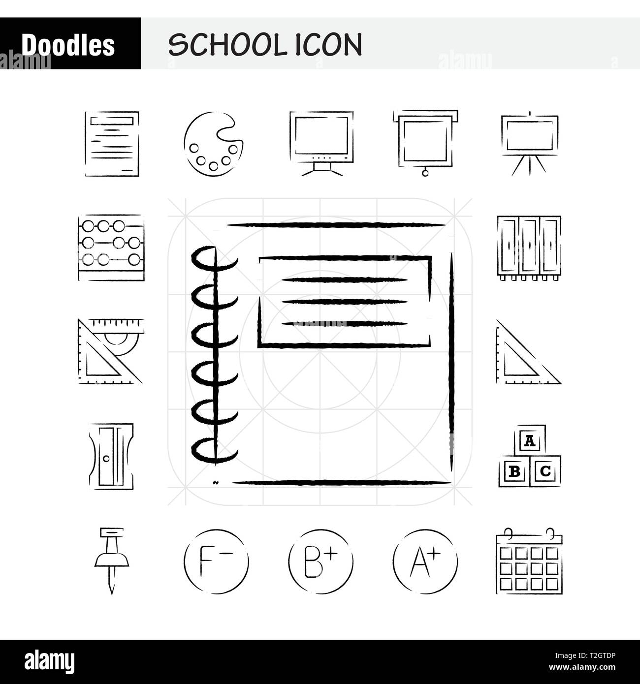Schule Symbol Hand gezeichnet Icon Pack für Designer und Entwickler ... Schule Symbol Hand gezeichnet Icon Pack für Designer und Entwickler ...