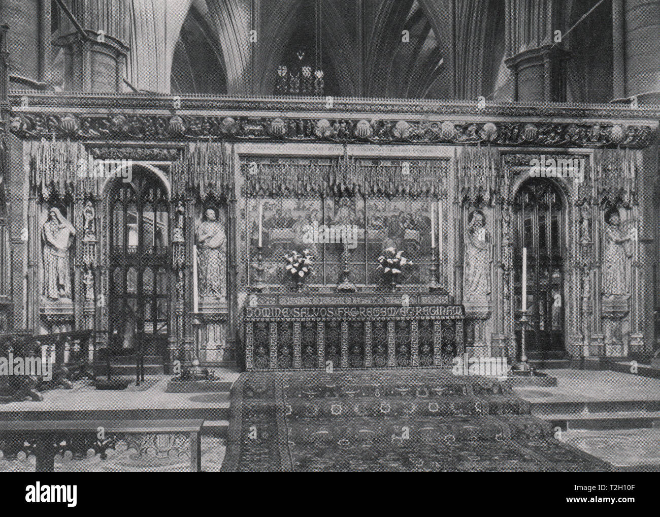 Westminster Abbey High Altar London Stockfotos und -bilder Kaufen - Alamy