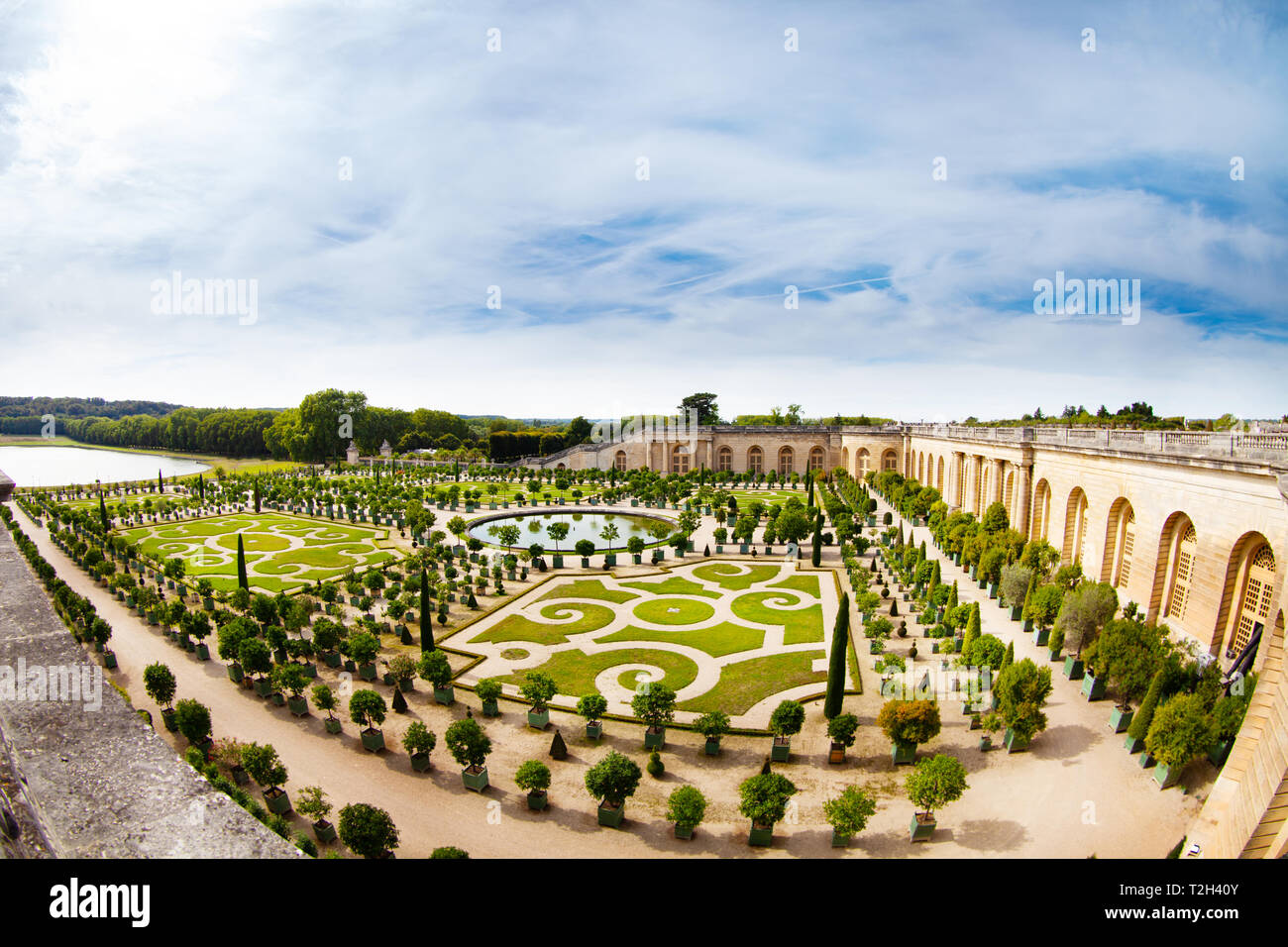 Versailles aerial view -Fotos und -Bildmaterial in hoher Auflösung – Alamy