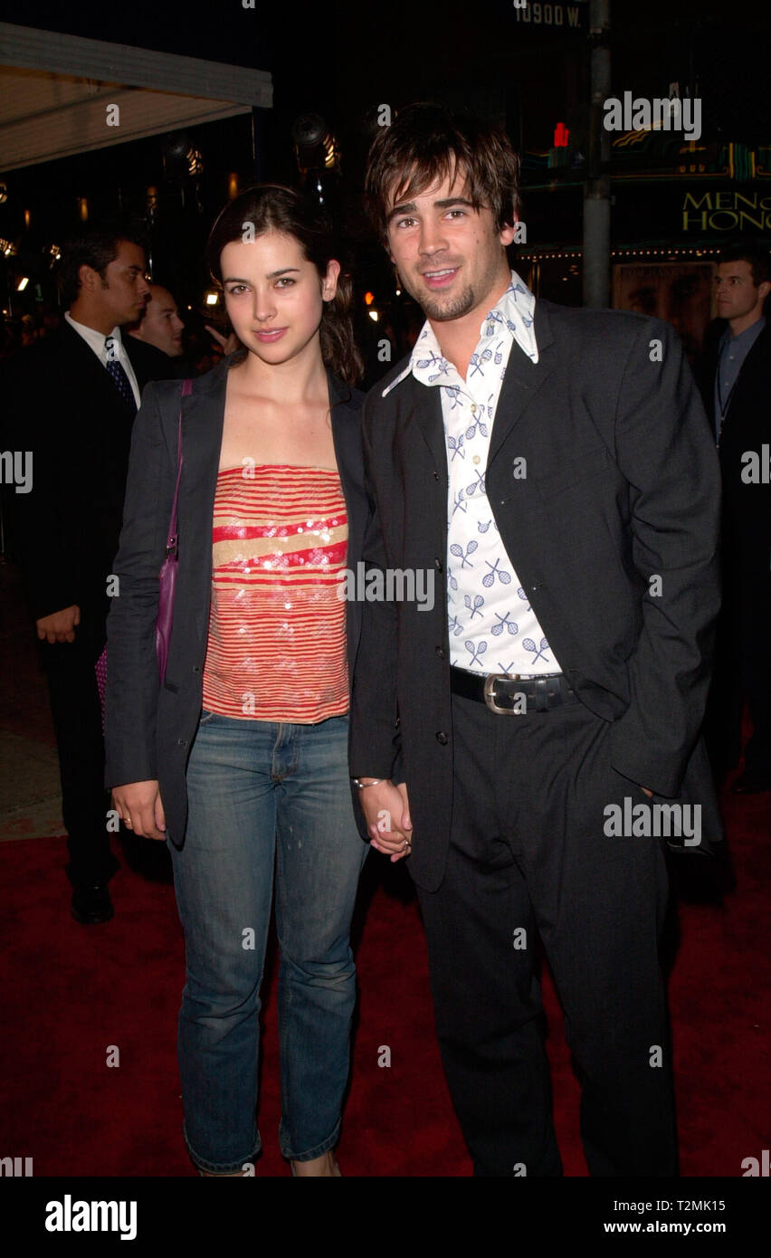 LOS ANGELES, Ca. Februar 01, 2009: Schauspieler Colin Farrell ...