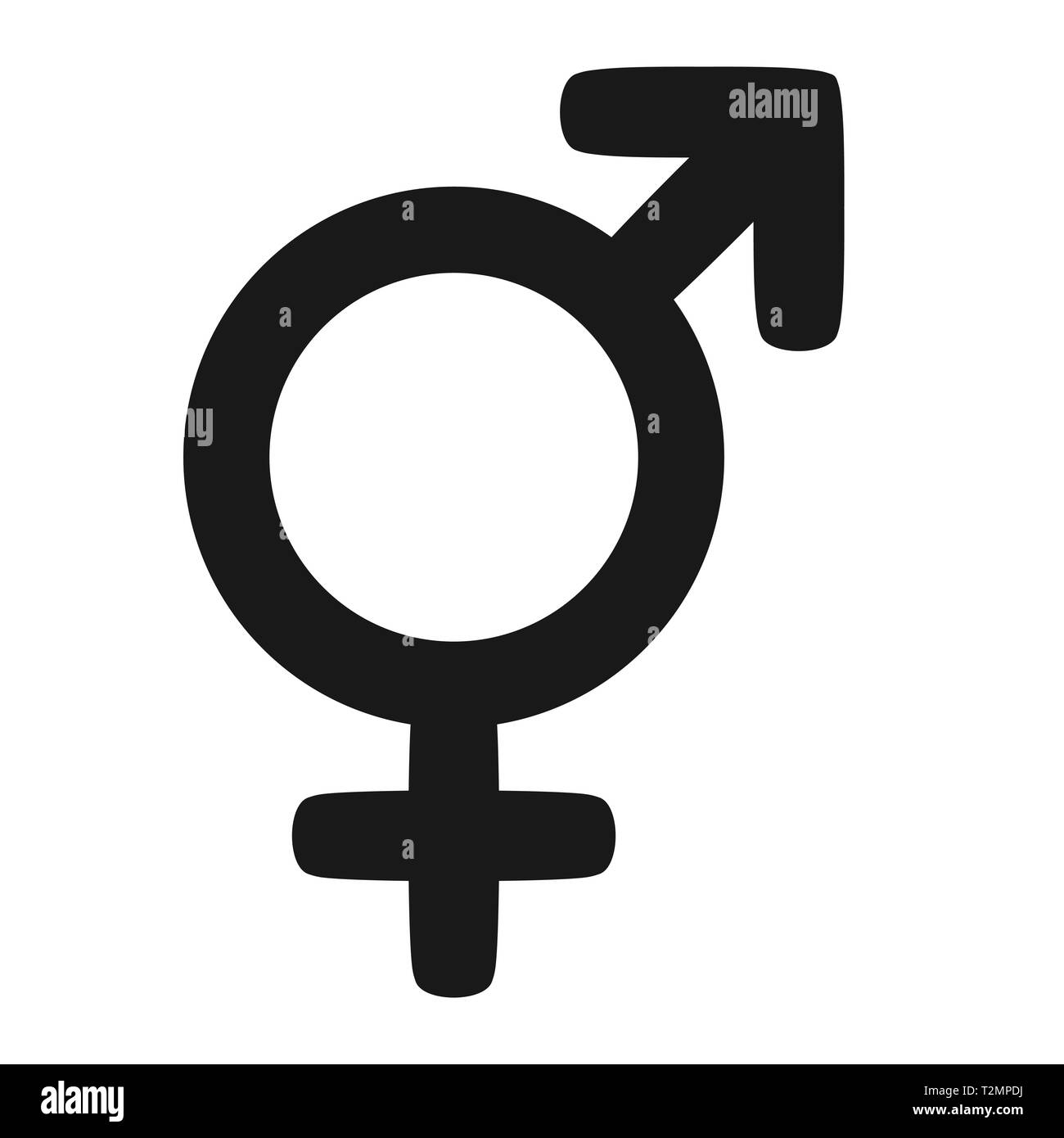 Geschlecht Symbol Vektor, Mann und Frau, Symbole, Vektor, Abbildung ...