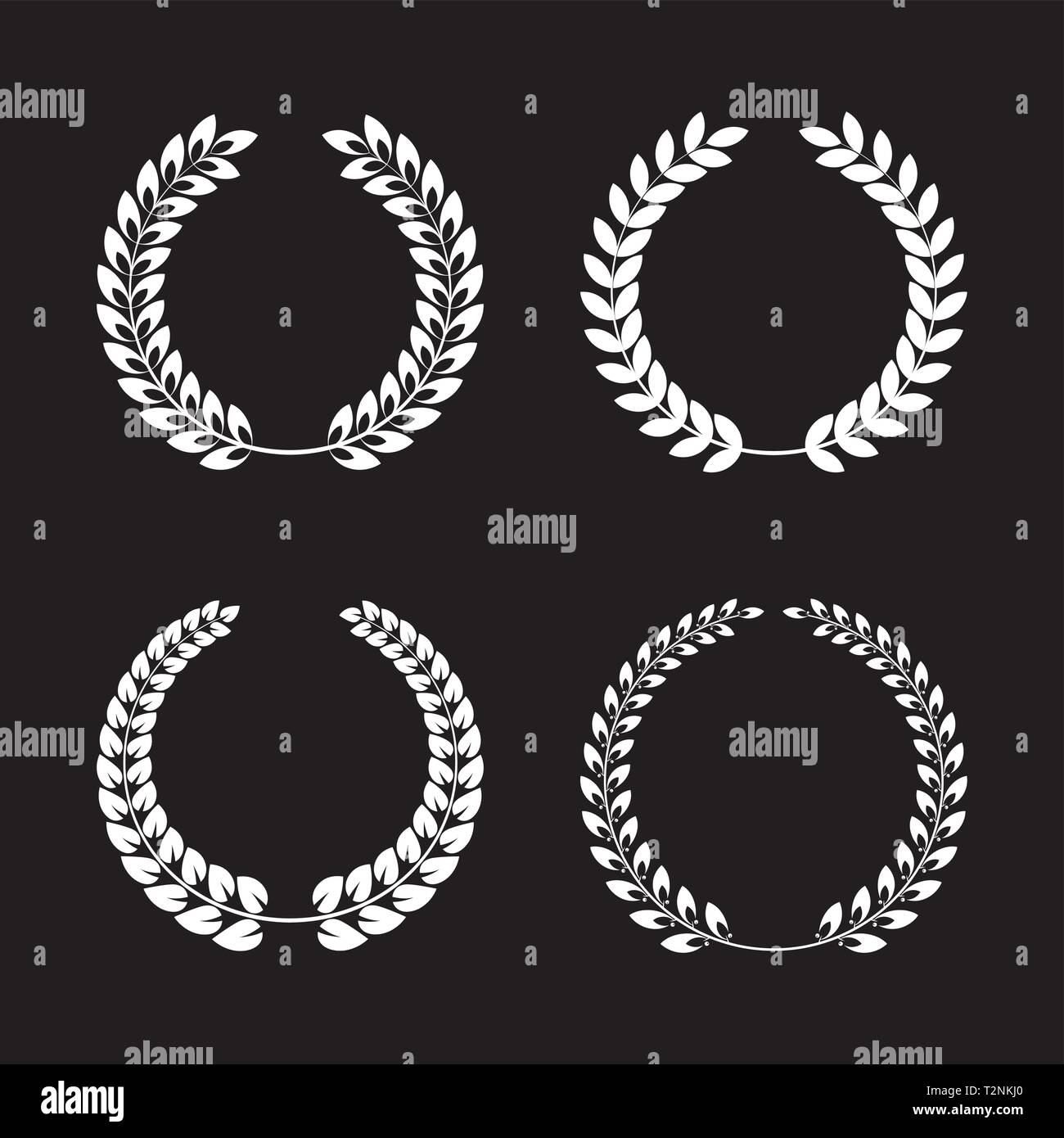 Kranz symbol Stock-Vektorgrafiken kaufen - Alamy