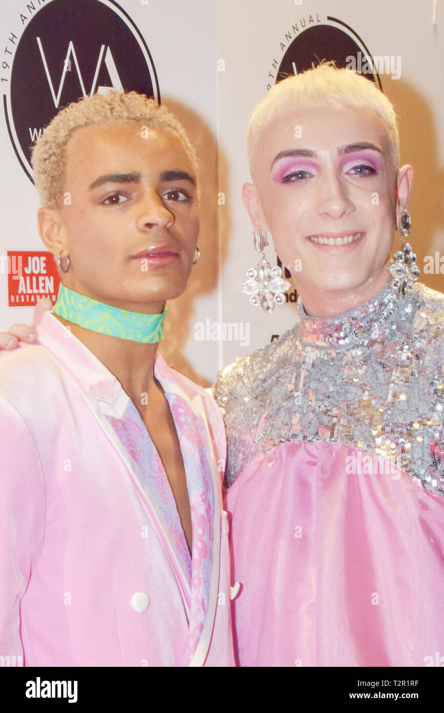 Prominente nehmen an der 19. jährlichen WhatsOnStage Awards im Prince ...