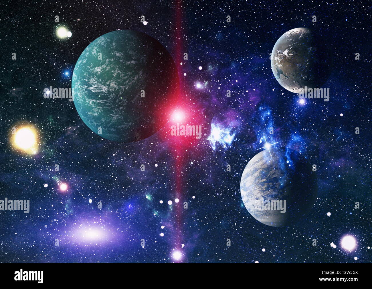 Galaxie planeten -Fotos und -Bildmaterial in hoher Auflösung – Alamy